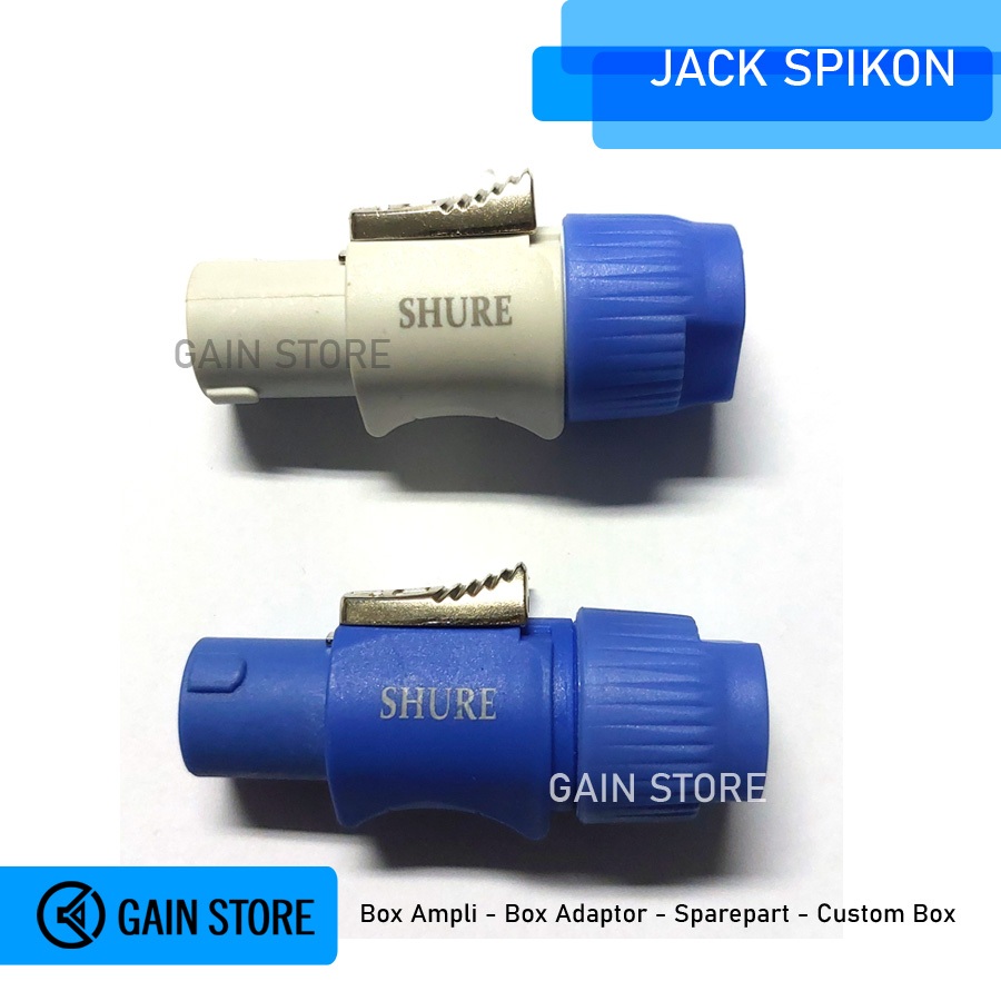 Jual JACK Speakon spikon Jek konektor spicon shure | Shopee Indonesia