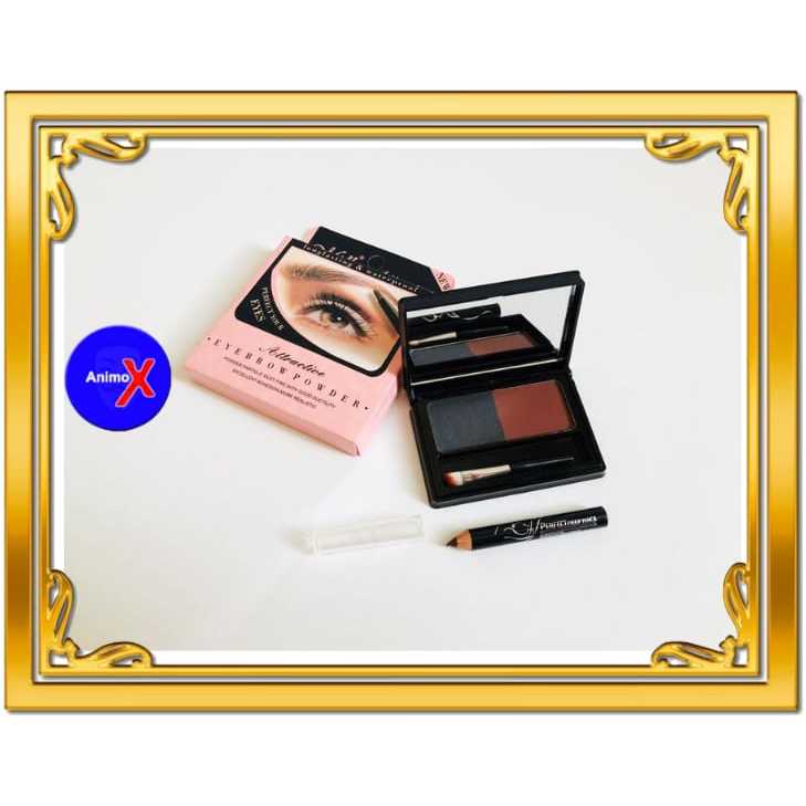 Jual EYEBROW POWDER MN / ME NOW / MENOW + EYELINER COMPACT 2 IN 1 ...
