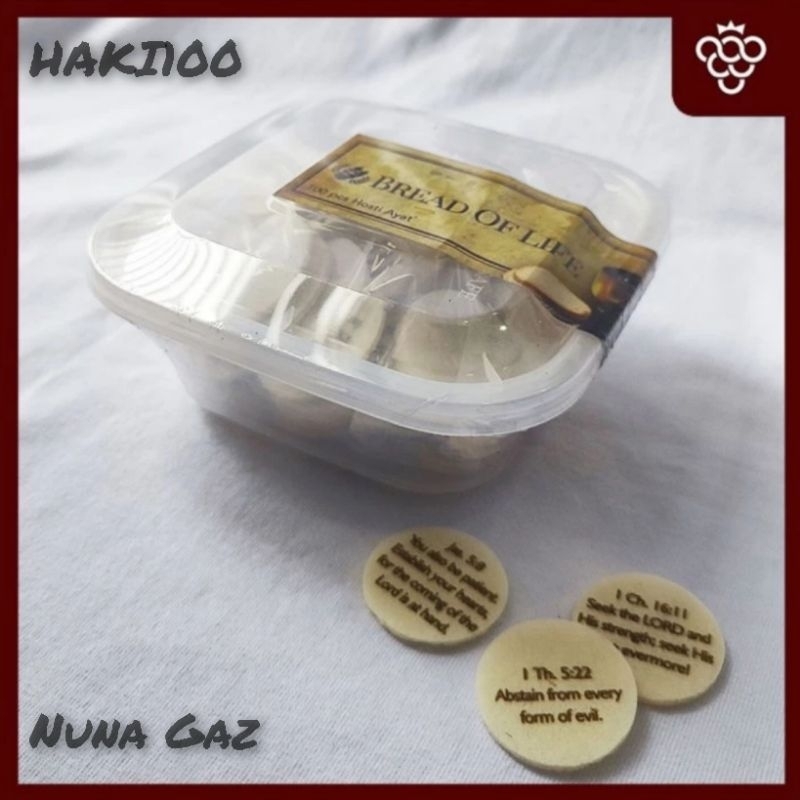 Jual Roti Ayat Inggris Khusus Perjamuan Gereja Isi 100 - 3cm | Shopee ...