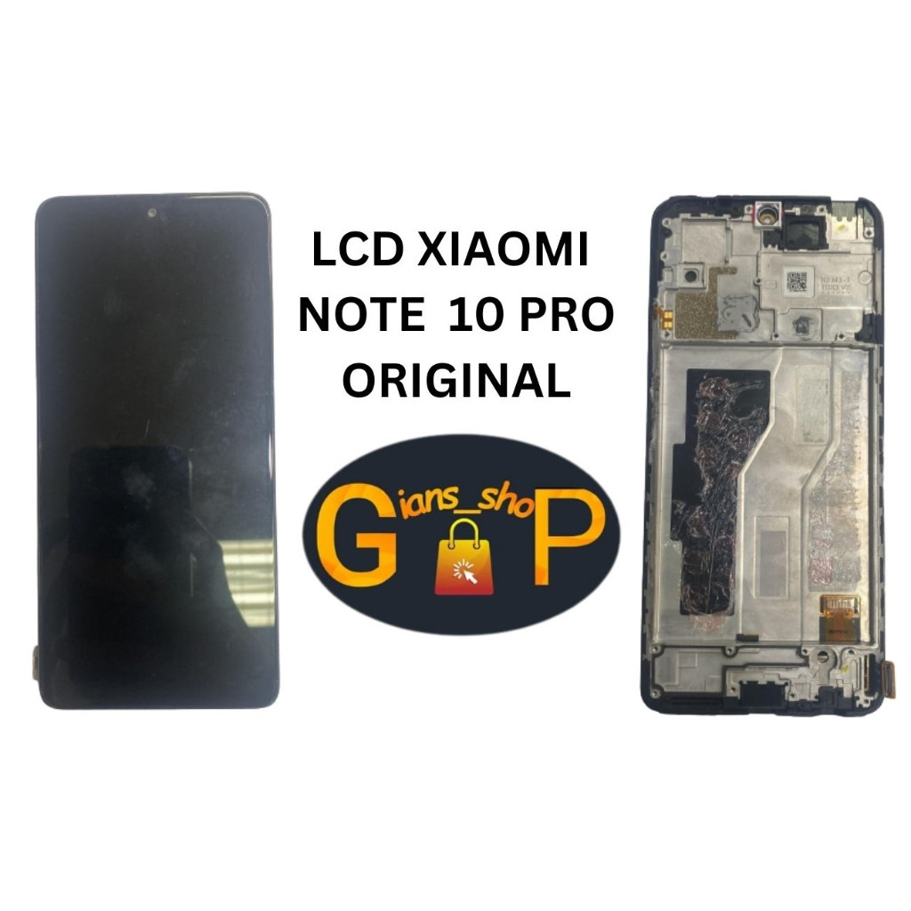 Jual LCD XIAOMI NOTE 10 PRO ORIGINAL COPOTAN | Shopee Indonesia