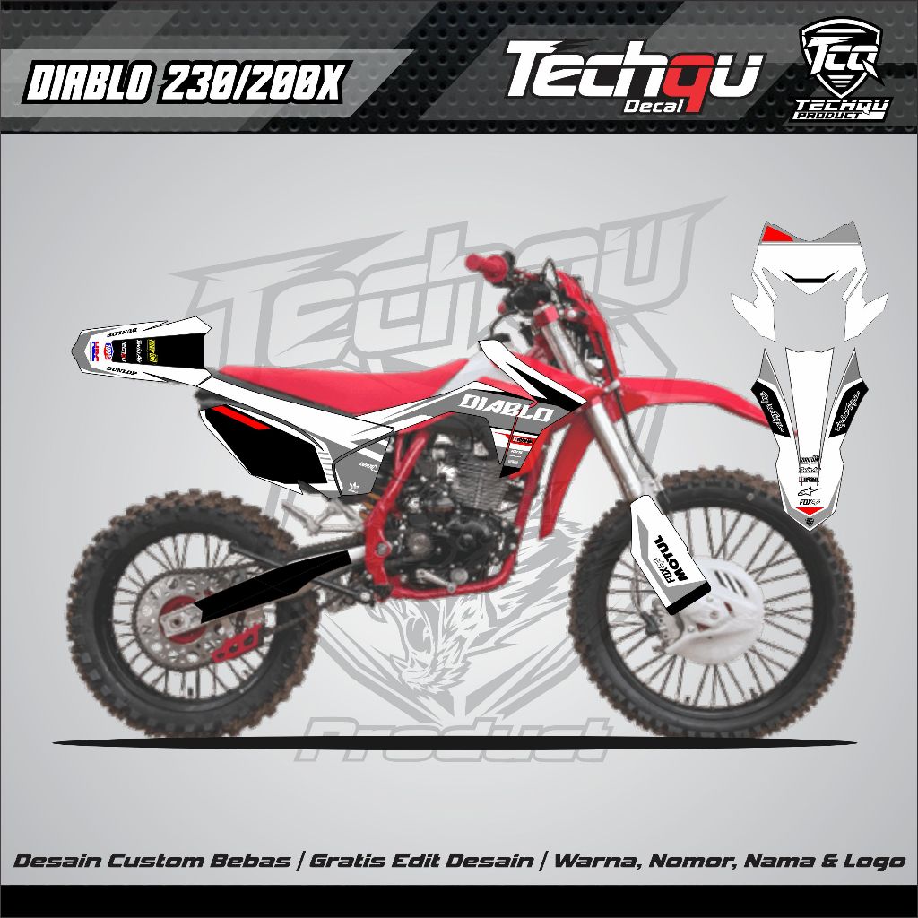 Jual Stiker Decal Diablo 230 | Shopee Indonesia