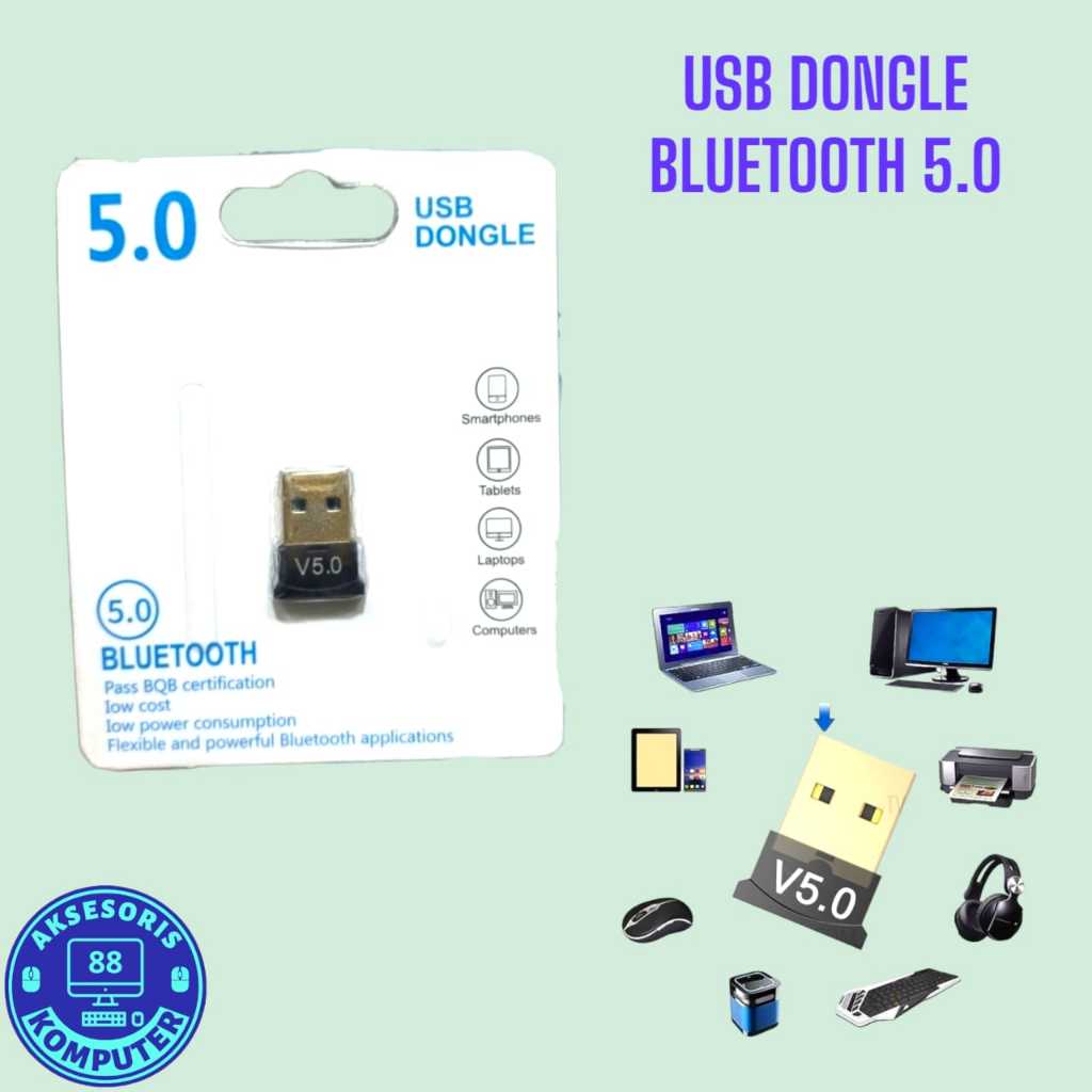 Jual USB DONGLE BLUETOOTH 5.0 ADAPTER / BLUETOOTH NANO VERSI 5.0 ...