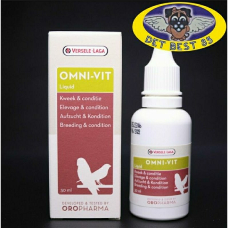 Jual Omnivit 30ml Vitamin Bird Breeding & Condition Versele laga ...