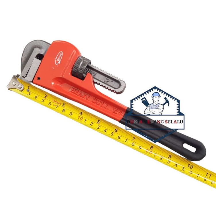 Jual Kunci Pipa VENUS - YSK 12 in gg Karet - Heavy Duty Pipe Wrench ...