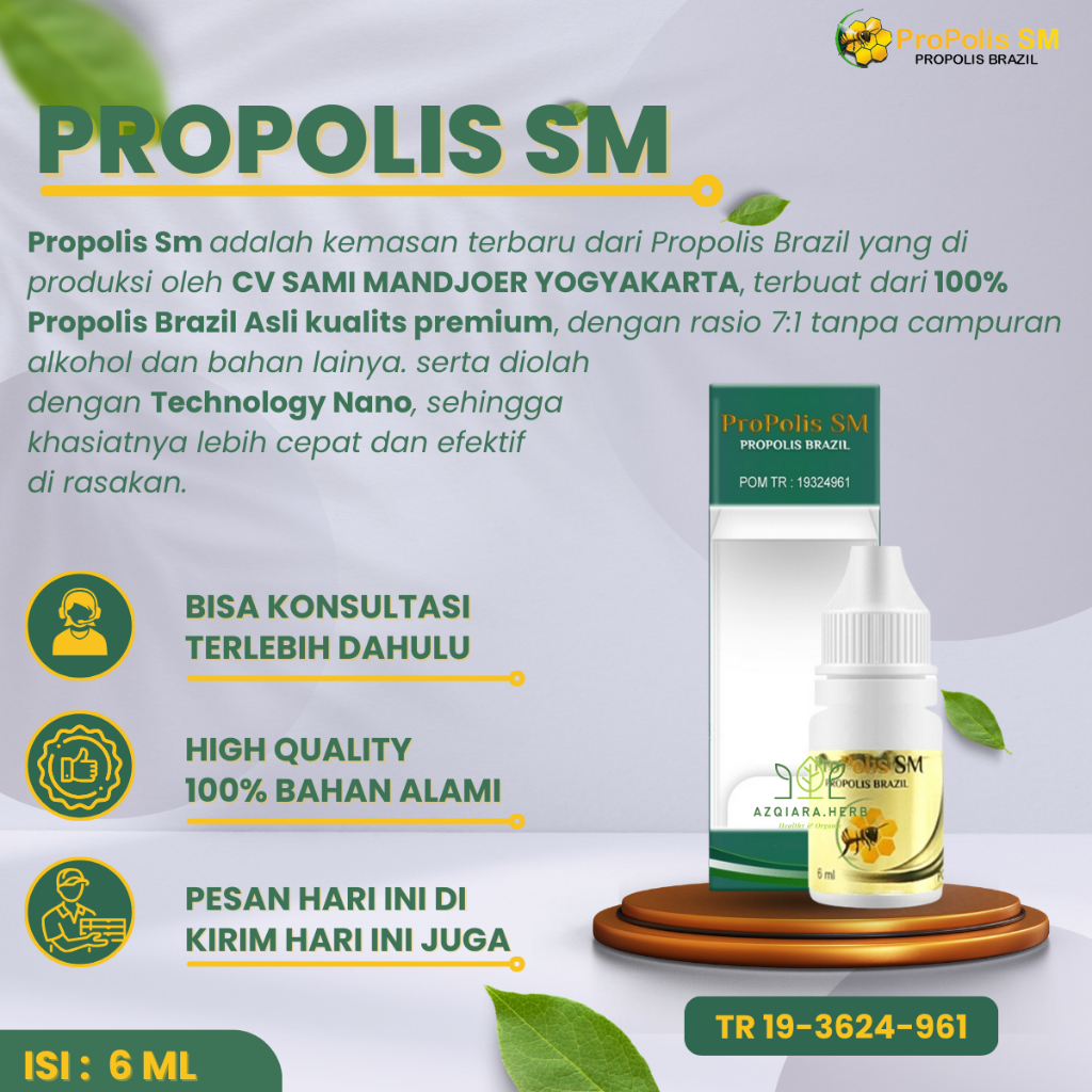Jual Propolis SM Brazilian Original With Nano Technology Obat Tetes ...
