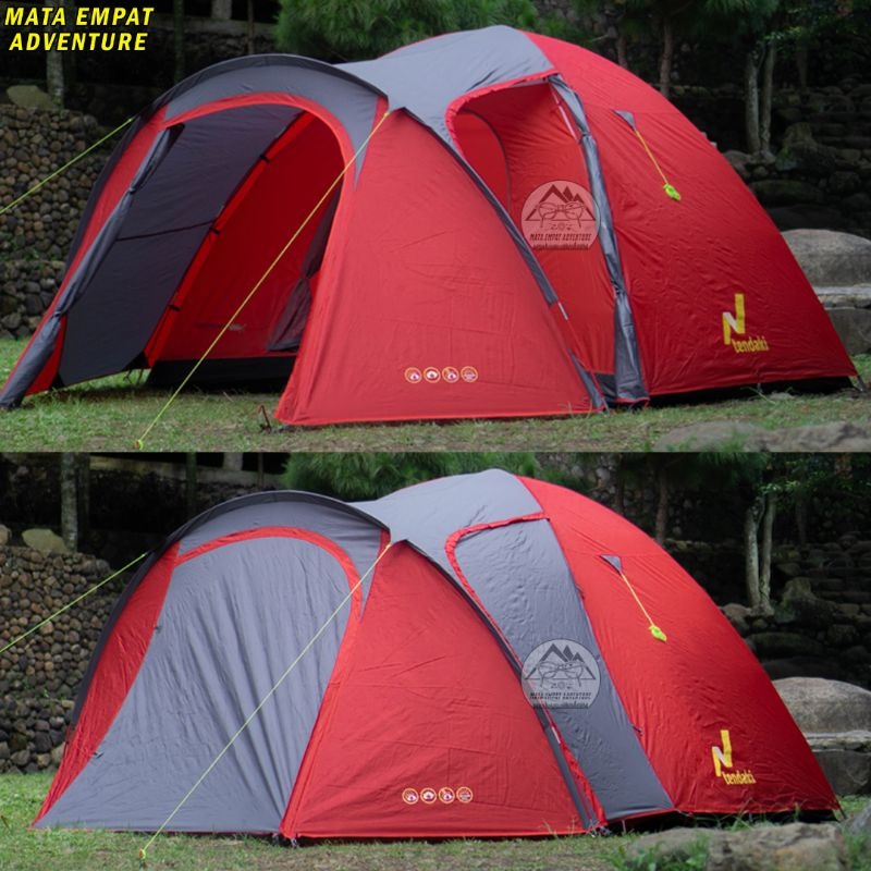 Jual TENDA CAMPING MOLUCCAS 6 PRO KAPASITAS 6 7 ORANG MANDALA 6 PRO ...