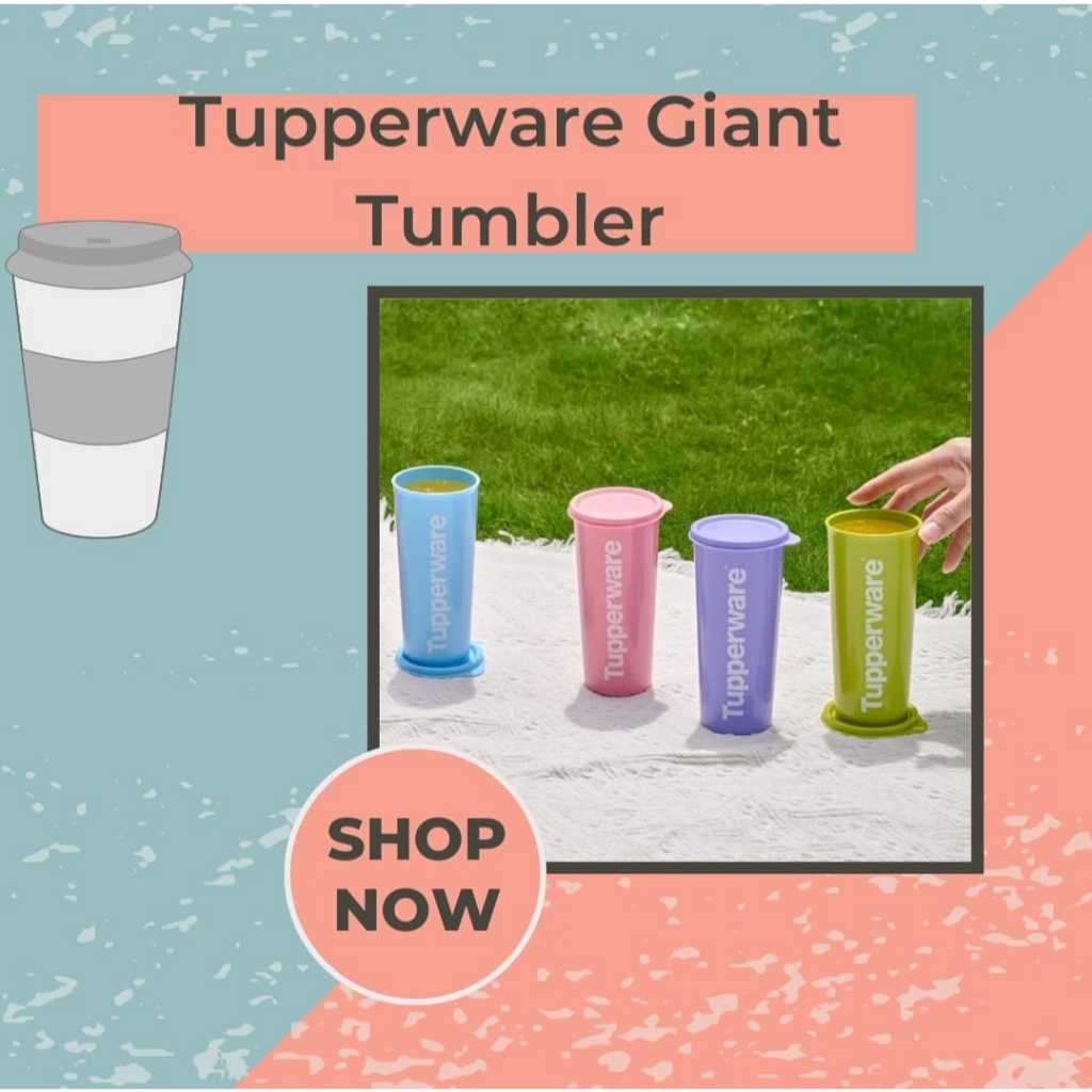 Jual Tupperware Giant Tumbler 470 ML | Shopee Indonesia