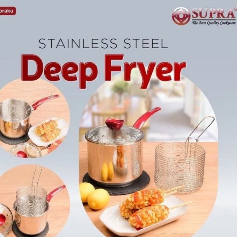 Jual Panci Penggorengan Deep Fryer Supra | Shopee Indonesia