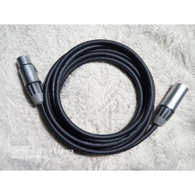 Jual Kabel XLR to XLR 3M Stereo balance Kabel Microphone Premium High ...