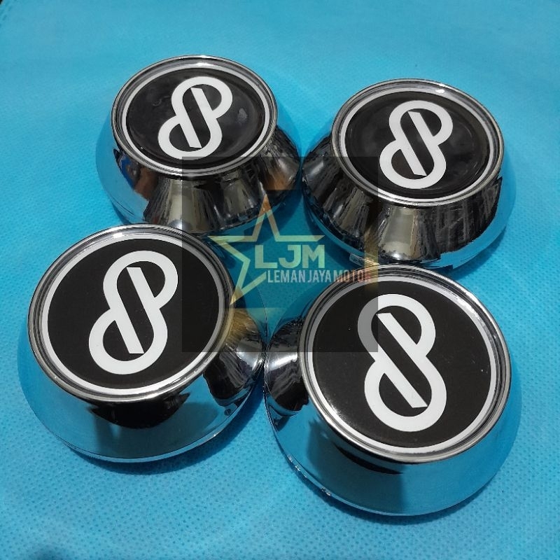 Jual tutup velg dop roda racing motif enkei model krucut diameter 6,5/6 ...