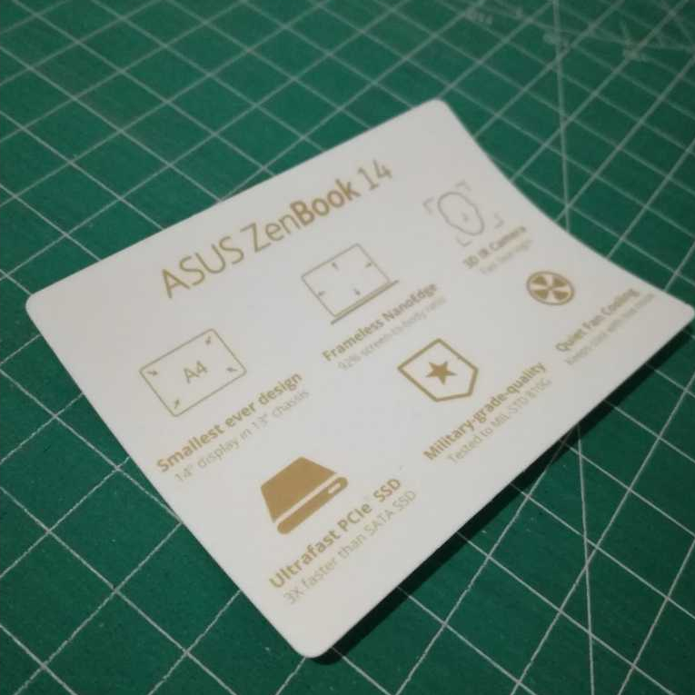 Jual Stiker Spesifikasi Laptop Asus Zenbook 14 Series | Shopee Indonesia
