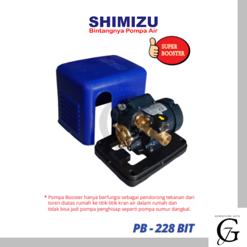 Jual POMPA DORONG SHIMIZU PB-228 BIT / Pompa Air Otomatis Booster Pump ...