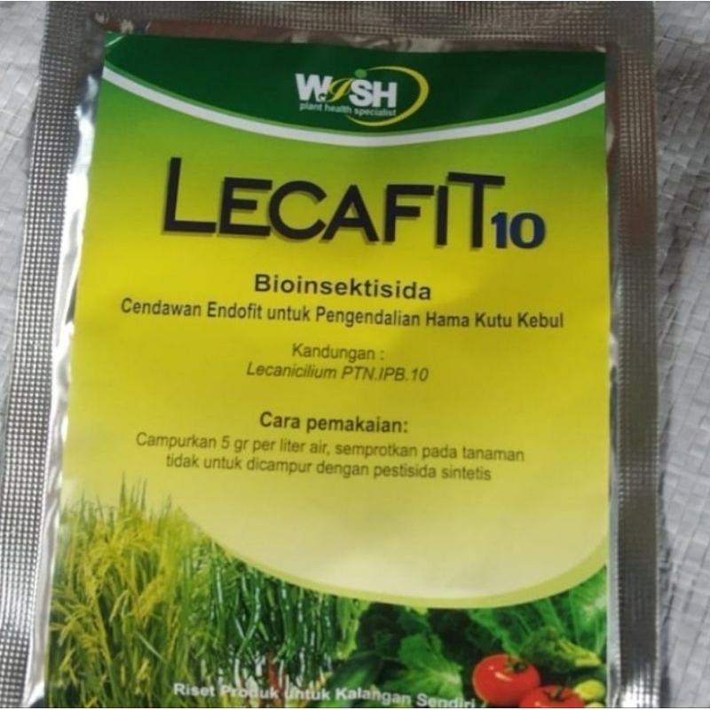 Jual Lecafit10 Bioinsektisida 50 gram untuk pengendalian Hama Kutu ...