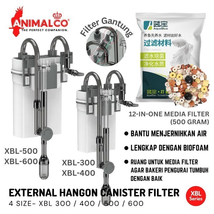 Jual AQUARIUM EXTERNAL CANISTER HANG ON HANGING HANGON FILTER GANTUNG ...