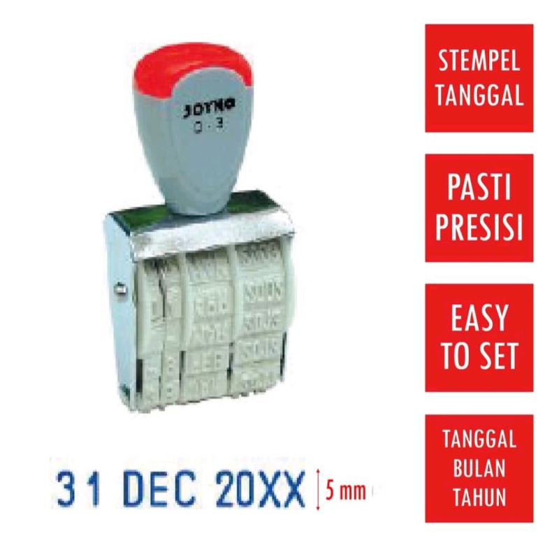 Jual stampel tanggal bulan tahun JOYKO DT-3 | Shopee Indonesia