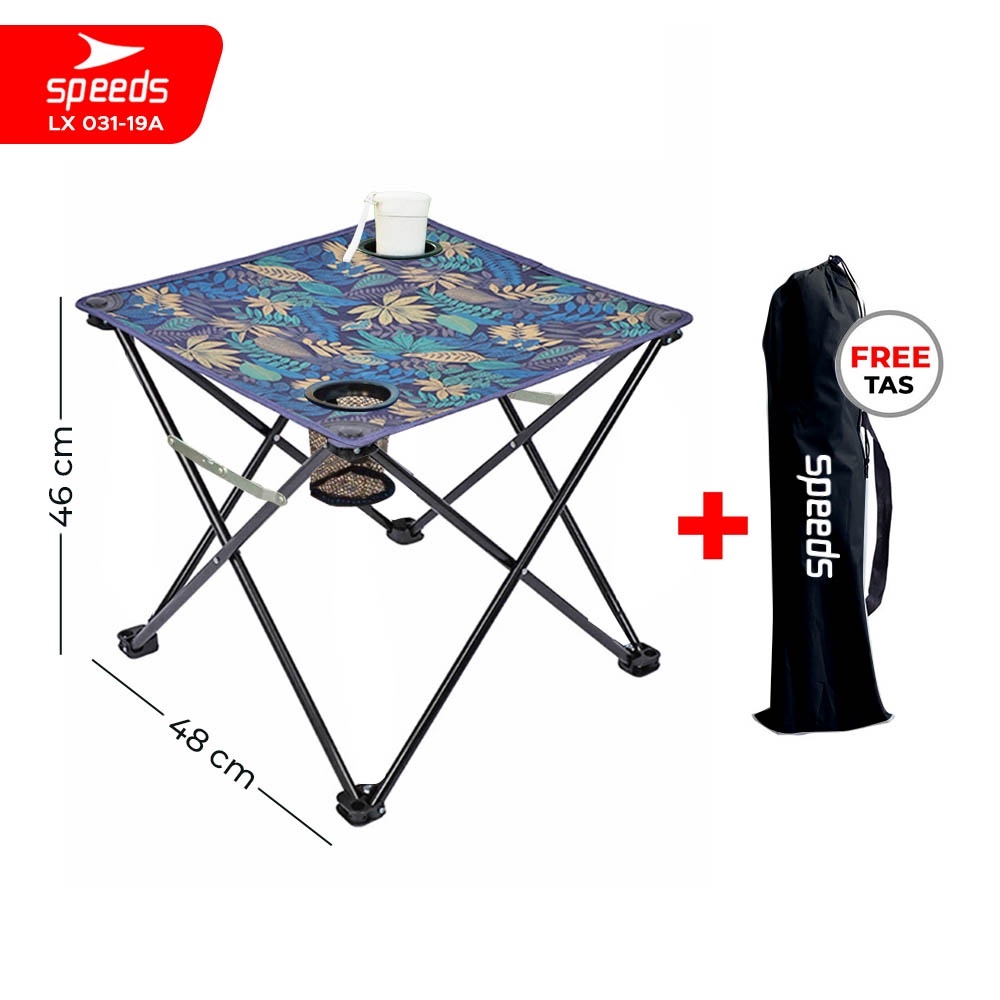 Jual 031-19A SPEEDS Meja Lipat Folding Table Meja Camping Meja Portable ...