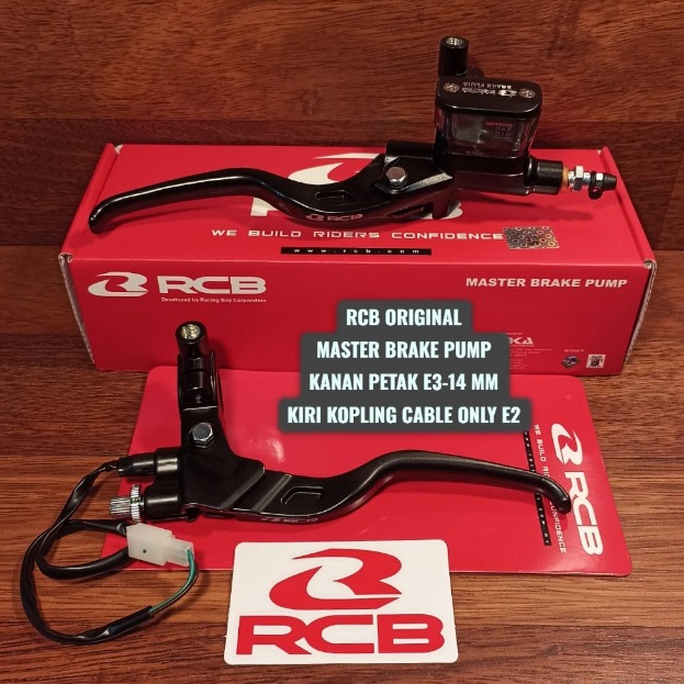 Jual MASTER REM RCB KANAN KACA PETAK E3 14MM DAN KIRI KOPLING CABLE ...