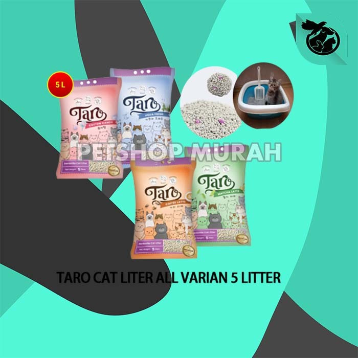 Jual Pasir Kucing Gumpal Wangi Taro 5 Liter | Shopee Indonesia