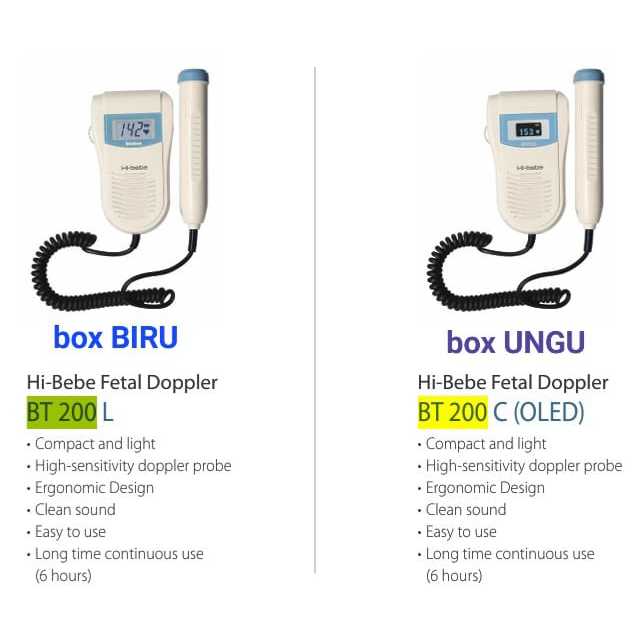 Jual LynCare Doppler Hi-Bebe Bistos LCD BT-200/Dopler alat cek detak ...