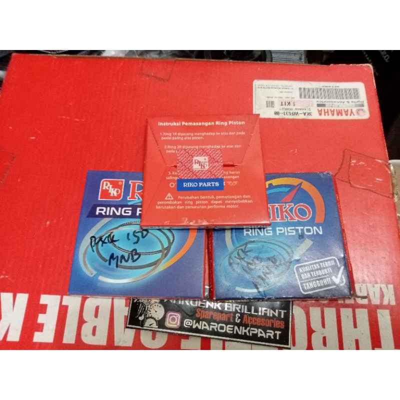 Jual ring seher motor Yamaha RX king Riko OS 100 150 275 | Shopee Indonesia