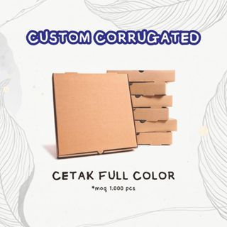 Jual Cetak Dus Corrugated 8x8x3 cm FULL COLOR Free Custom Desain/Logo ...