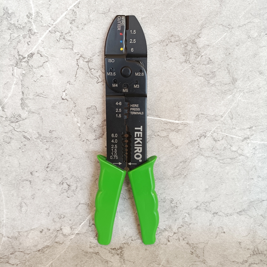 Jual Tang Kupas Kabel Tekiro Ukuran 9 Inch Tang Crimping Tang Skun ...