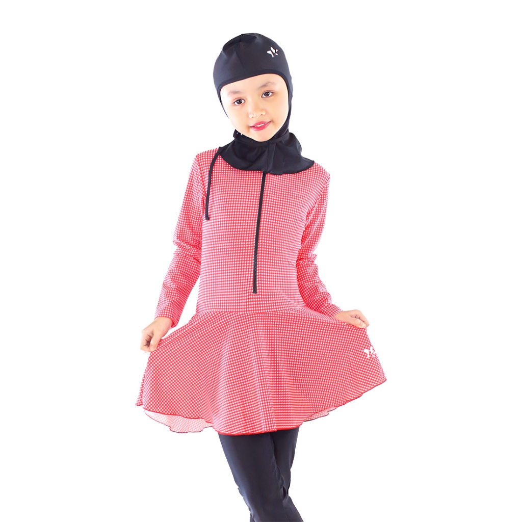 Jual Lasona Kids Burkini Hijab Swimwear Baju Renang Muslim Anak ...