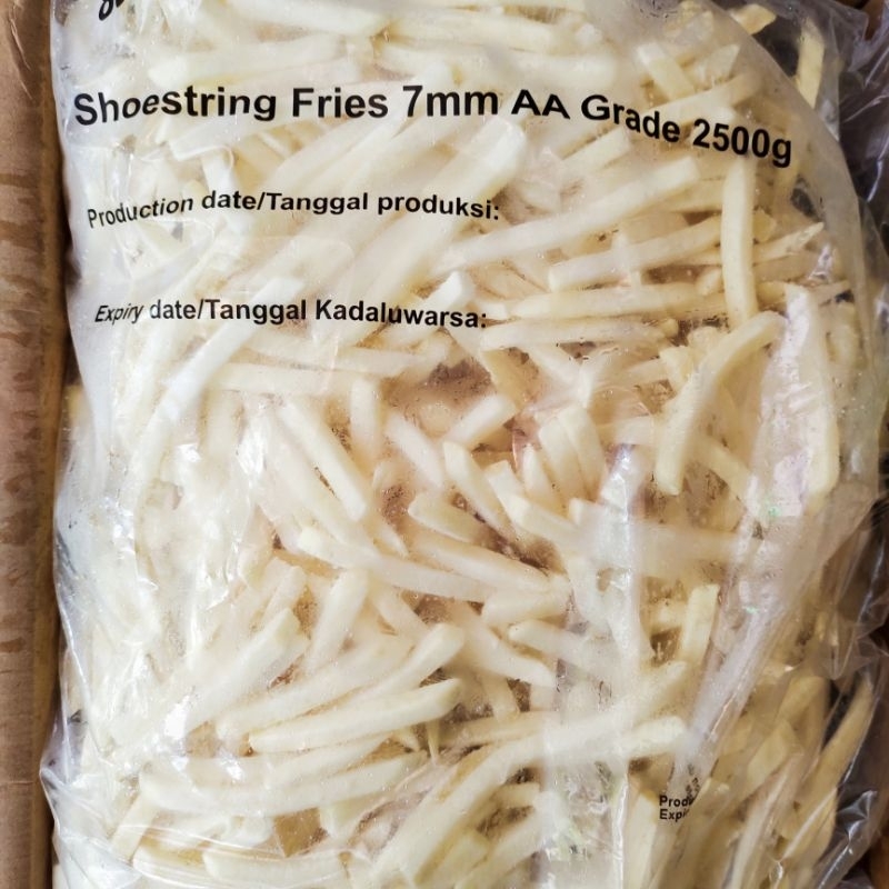 Jual Kentang Shoestring Cut French Fries Kentang Goreng Murah Beku 2 ...