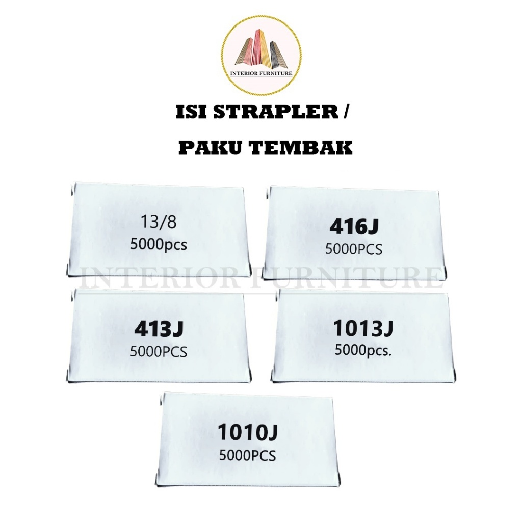Jual Isi Straples / Isi Strapler Tembak 1008 J Paku Tembak (8mm ...