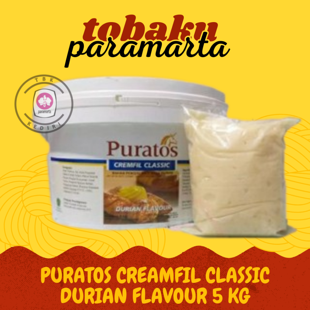 Jual ISIAN FILLING PURATOS CREAMFIL CLASSIC DURIAN FLAVOUR 5 KG ...