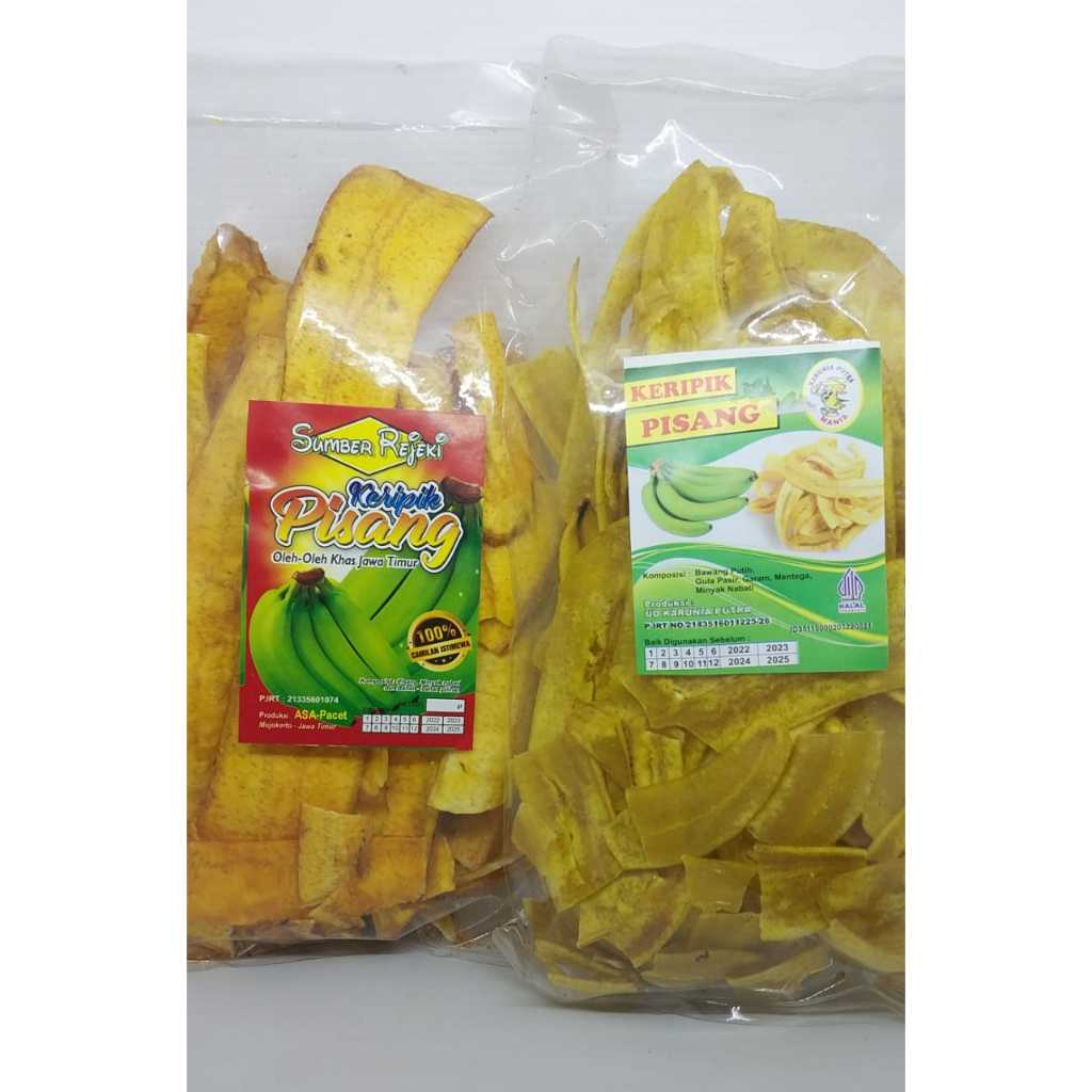 Jual KERIPIK PISANG MANIS dan ASIN MERK "Karunia Putra" Kemasan 150gr ...