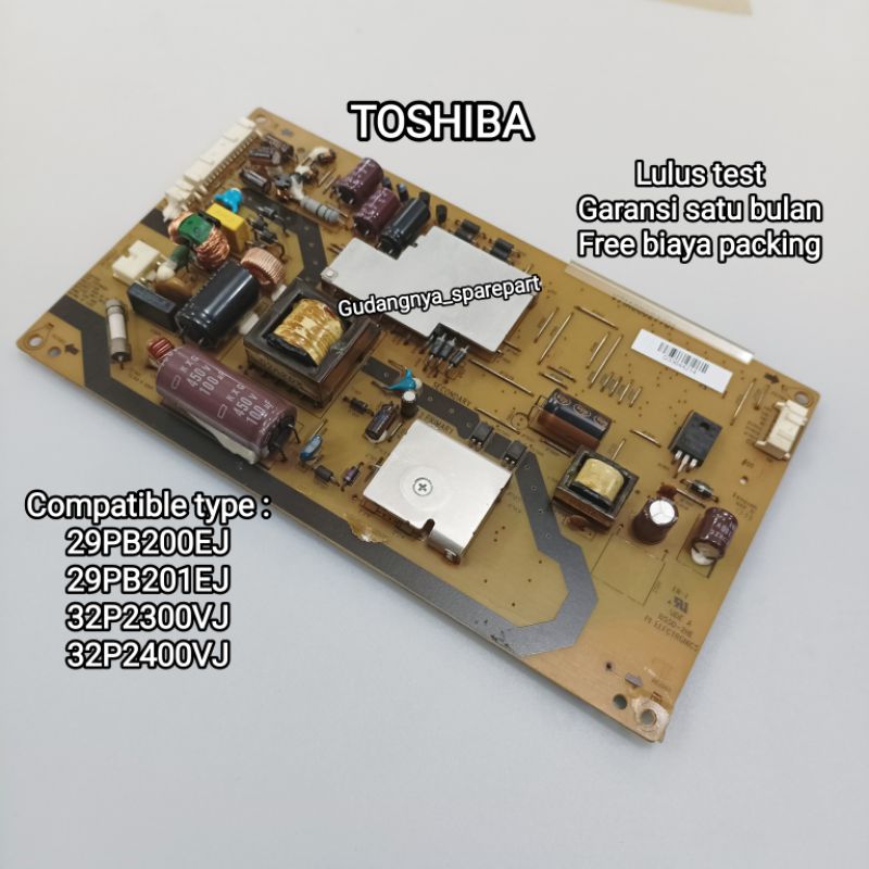 Jual TOSHIBA 32P2300VJ 32P2400VJ PSU REGULATOR MESIN TV POWER SUPLAI ...