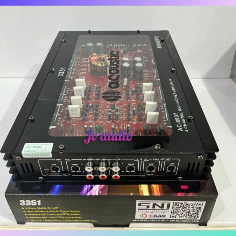 Jual POWER ACOUSTIC AC -3351 HIGH POWER AMPLIFIER 4 CHANNEL 80000 WATT ...