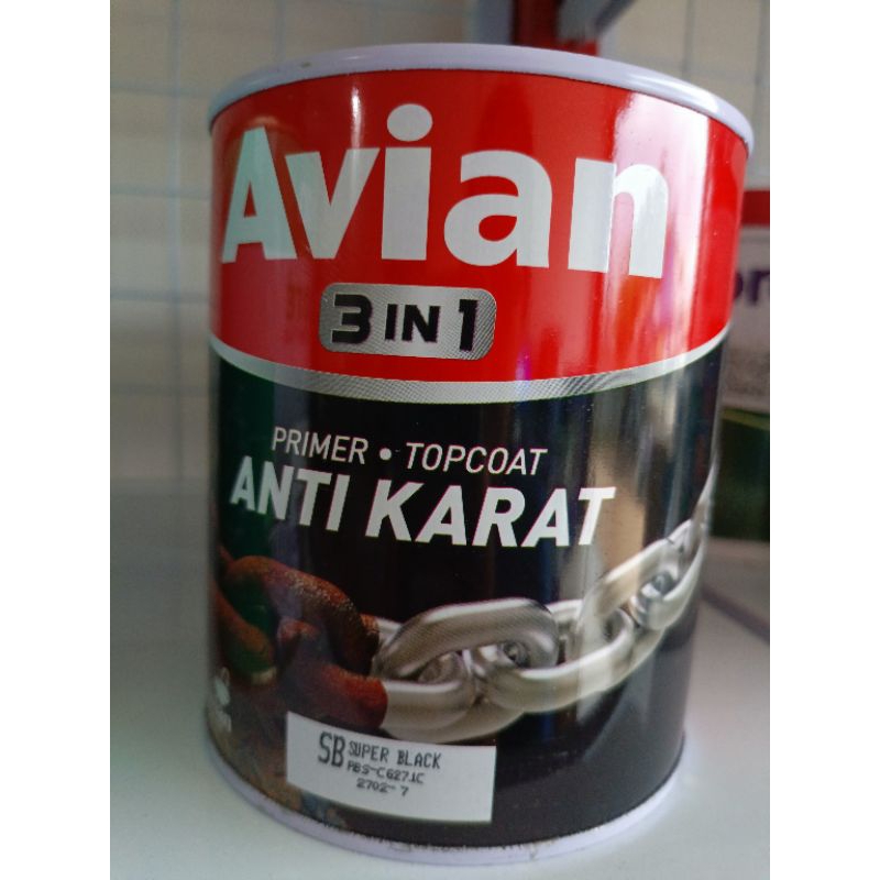 Jual Avian Anti Karat 3in 1 kemasan 1Kg /Super Black | Shopee Indonesia
