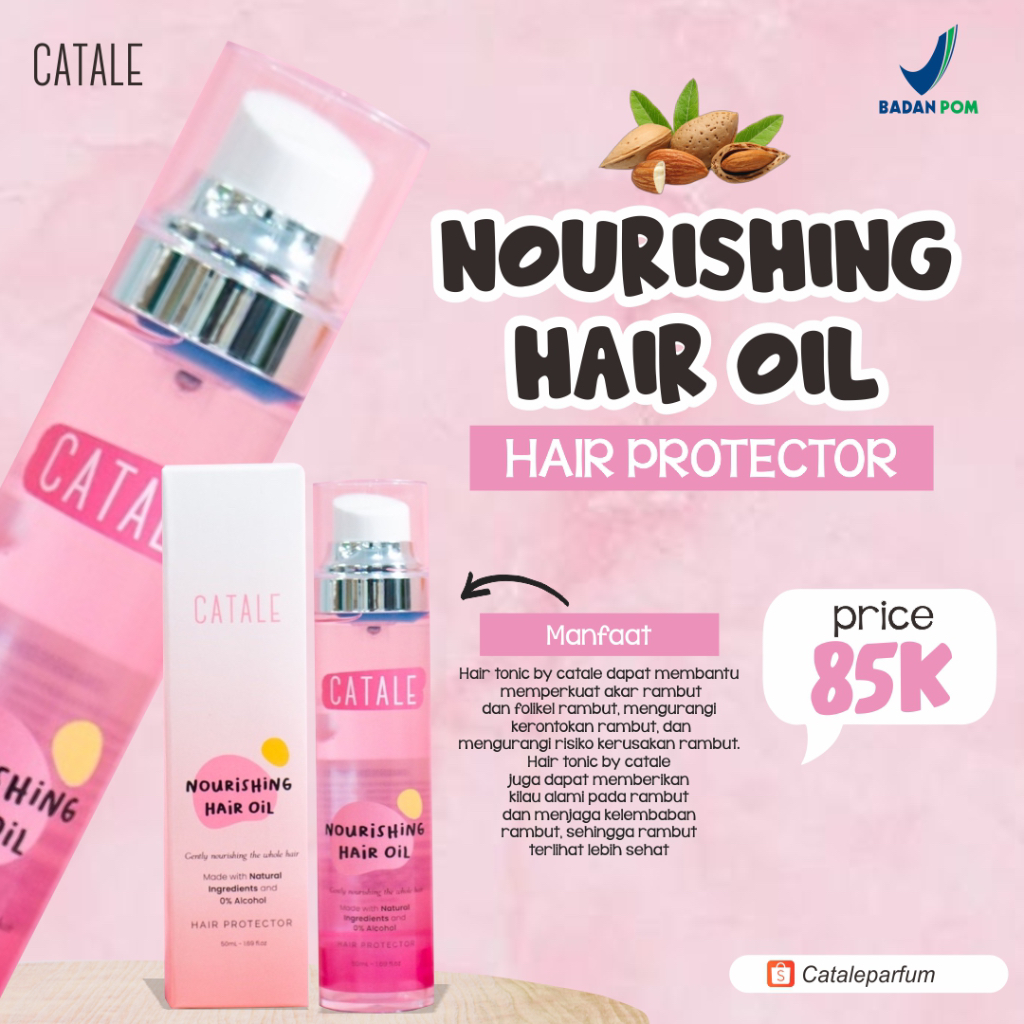 Jual CATALE Nourishing Hair Oil | 50 mL Gently Nourishing the whole ...