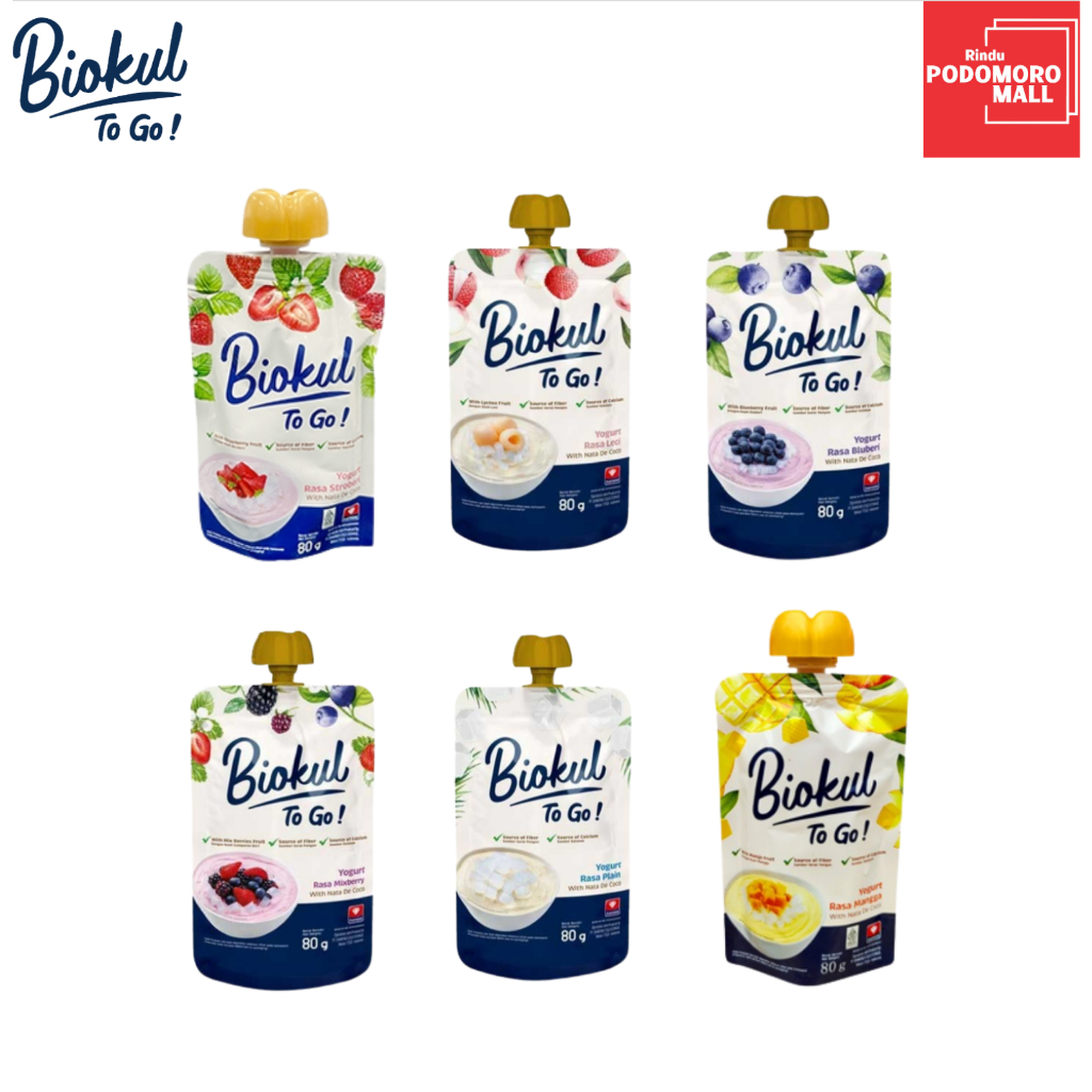 Jual BIOKUL YOGURTH TO GO 80gr - YOUGURTH ANEKA RASA BUAH dan ORIGINAL ...