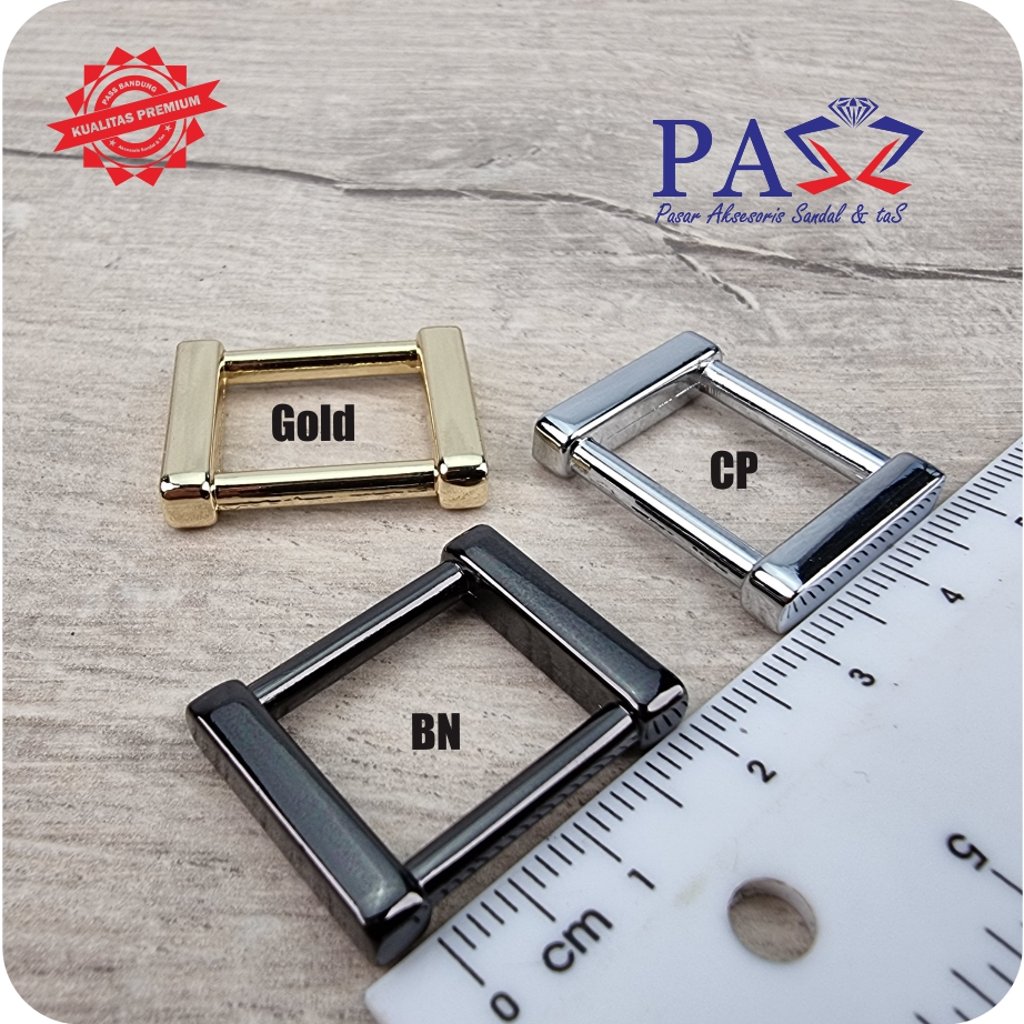 Jual Ring Kotak Tas Zinc Alloy 15mm TAZ2 (Premium) | Shopee Indonesia