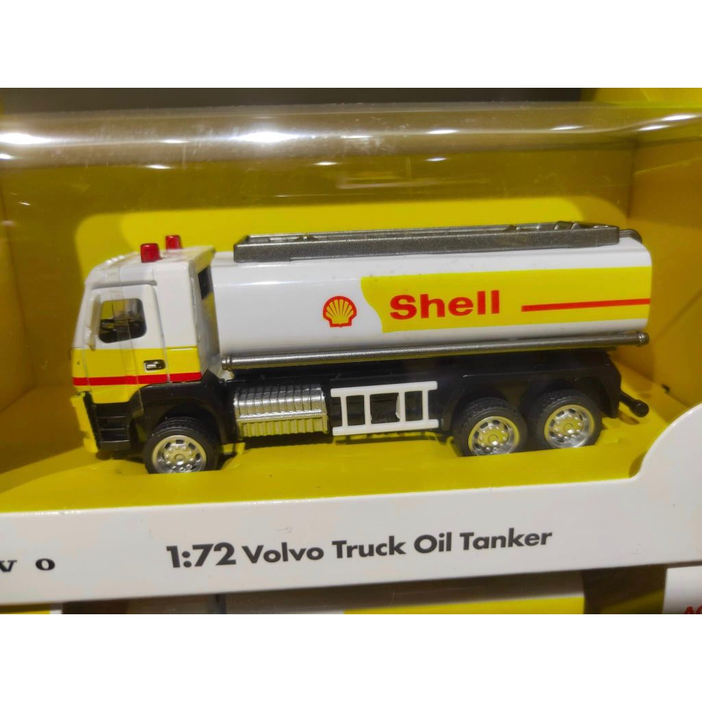 Jual Diecast 1/72 Truk Volvo Truck Oil Tanker Shell Light & Sound ...