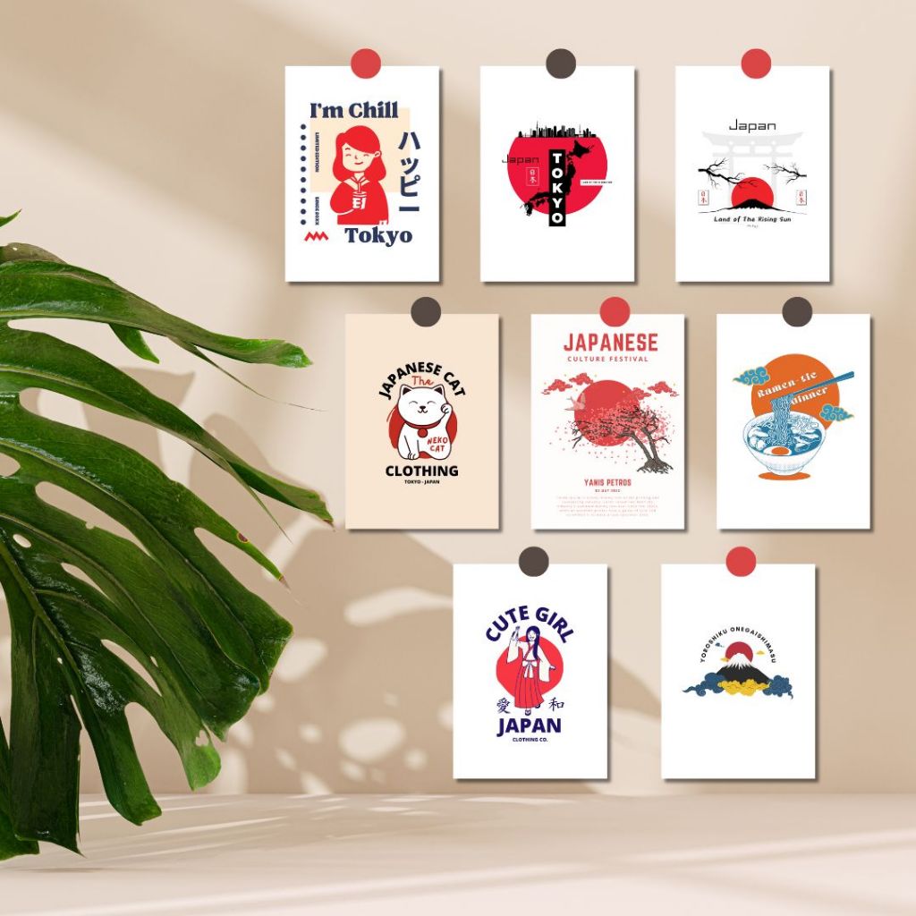 Jual Wall decor aesthetic/wall poster mini/tema tokyo japan | Shopee ...