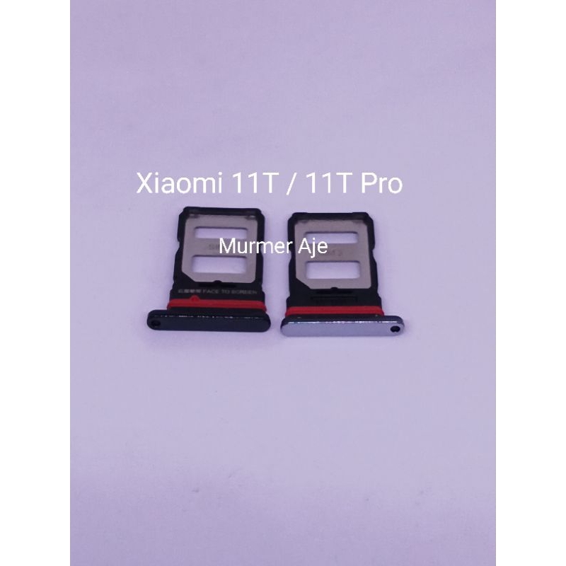 Jual Sim card tray slot tempat kartu xiaomi 11t 11t pro oem | Shopee ...