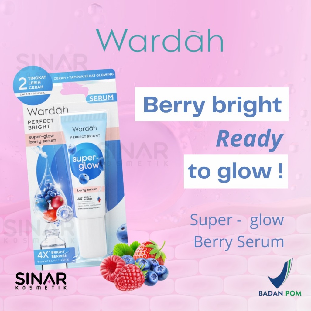 Jual Wardah Perfect Bright Super - Glow Berry Serum 8 ml | Shopee Indonesia