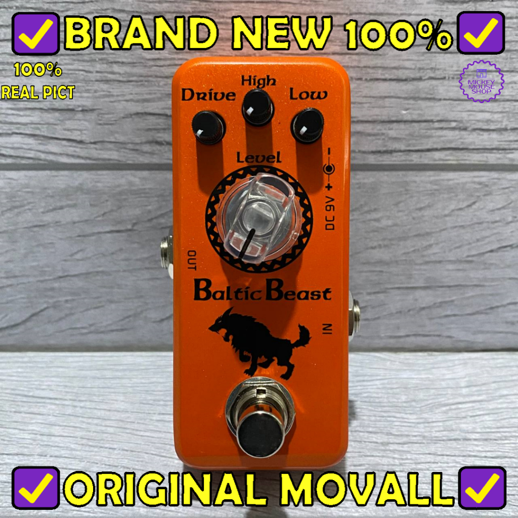 Jual Efek Gitar Movall Baltic Beast Overdrive Smooth Clear Gain Pedal ...