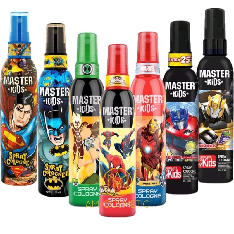 Jual MASTER KIDS SPRAY COLOGNE SUPERMAN 100 ML | Shopee Indonesia