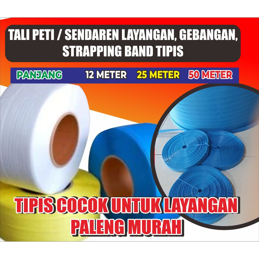 Jual Sendaren, Gebangan, Tali Peti/ Sendaren Layangan, jejet, STRAPPING ...