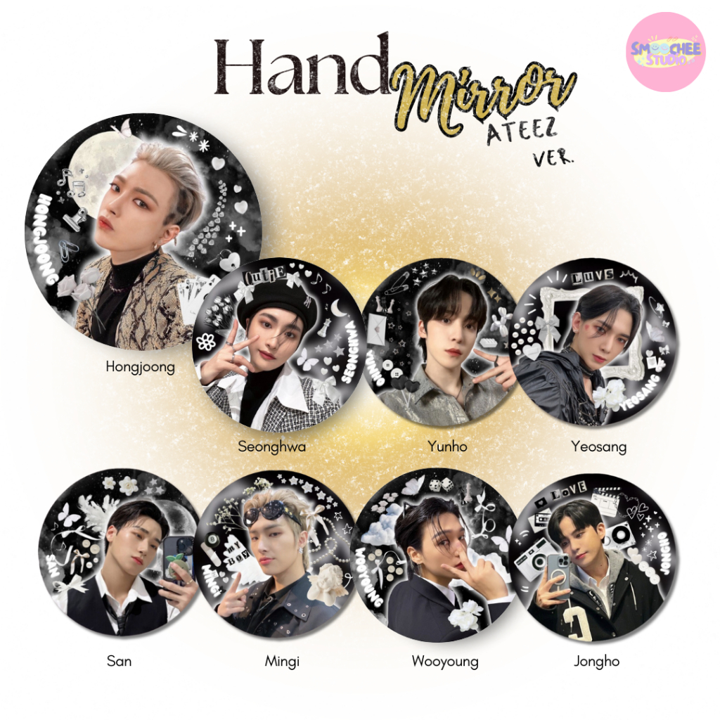 Jual ATEEZ HAND MIRROR BY SMOOCHEE STUDIO | Shopee Indonesia