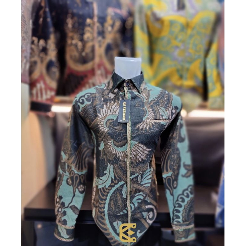 Jual KEMEJA BATIK SMOCK DOBBY DOUBLE FURING JAS SUPER PREMIUM ...