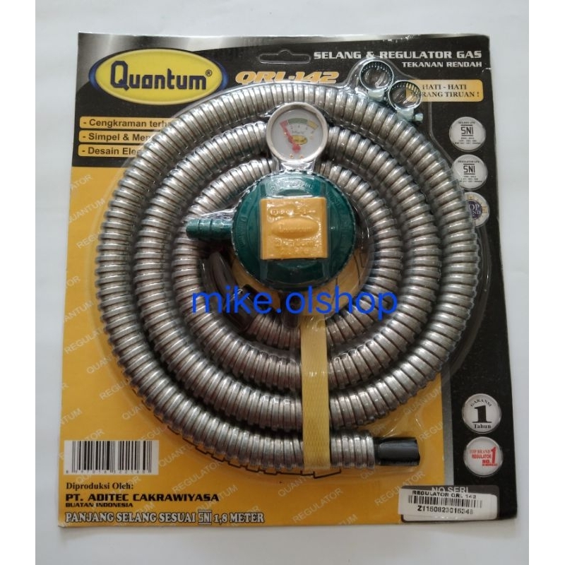 Jual Selang Regulator Quantum QRL-142 / Selang Set Regulator | Shopee ...