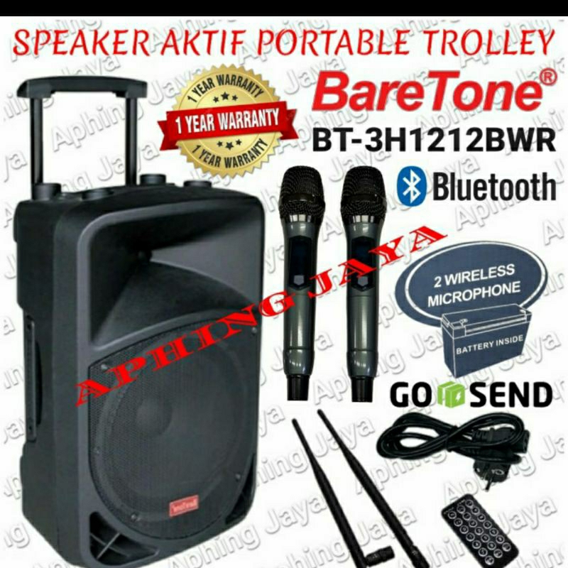 Jual Professional Speaker Portable Wireless Meeting BareTone Model: BT ...