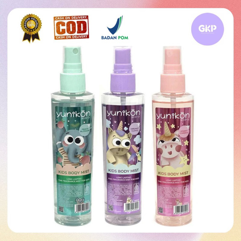 Jual YUNIKON KIDS BODY MIST 100ML | Shopee Indonesia
