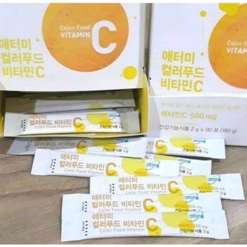 Jual VITAMIN C 550mg COLOR FOOD ECER ORI | Shopee Indonesia